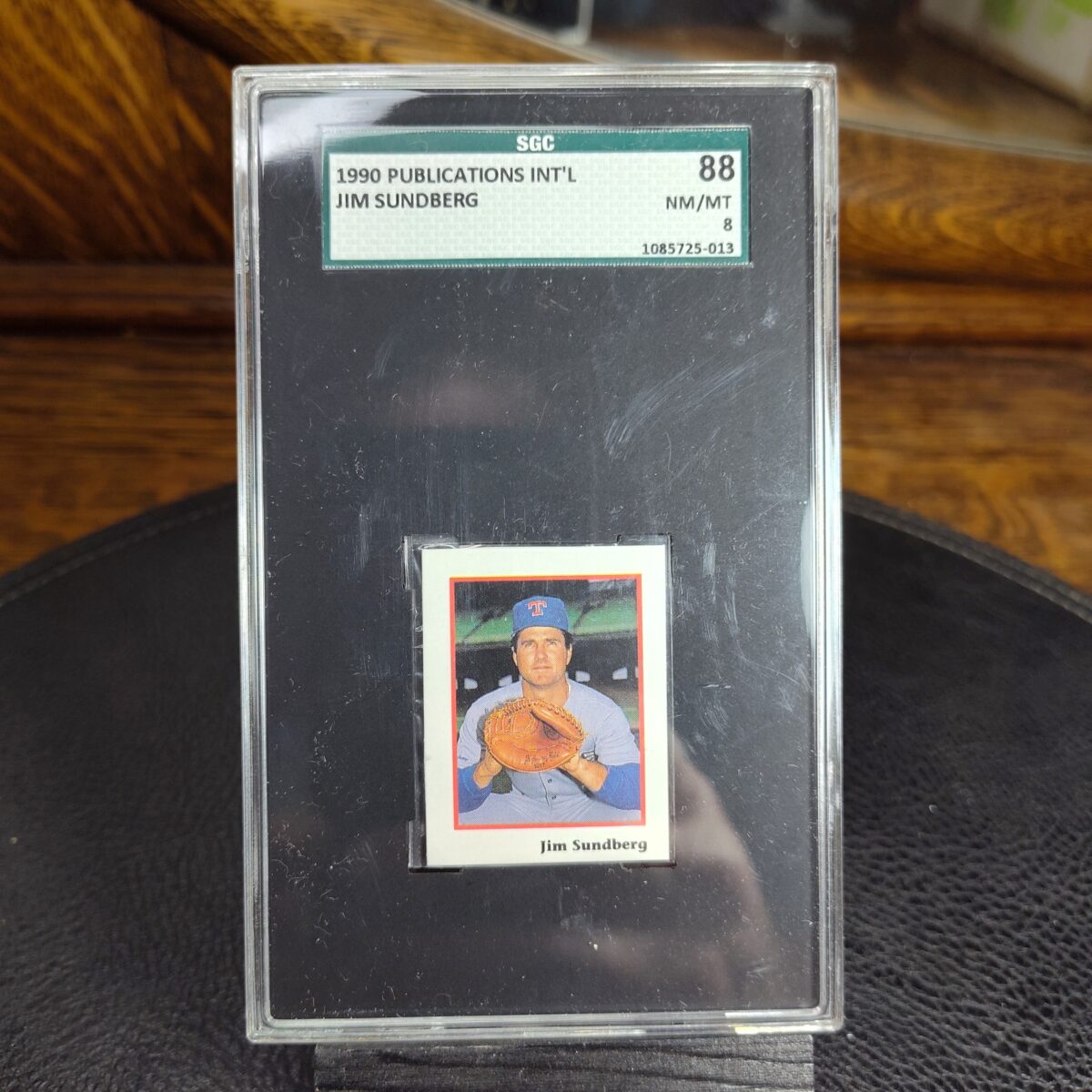 Jim Sundberg 1990 SGC Graded 8 Small Card - GK Specialties