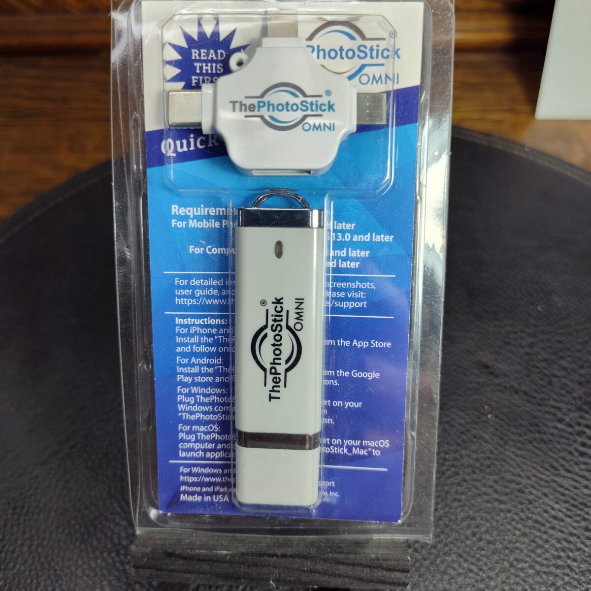 The Omni Photostick 32GB USB Drive for IPhone and Android - GK Specialties