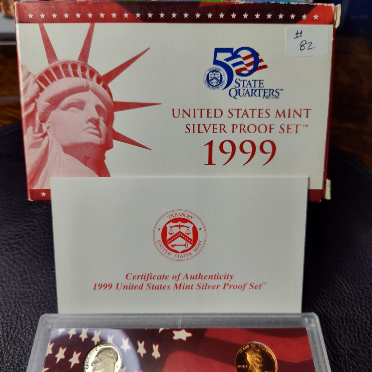 1999 S US Mint Silver Proof Set, 9 Coin Set in Original Packaging – GK ...