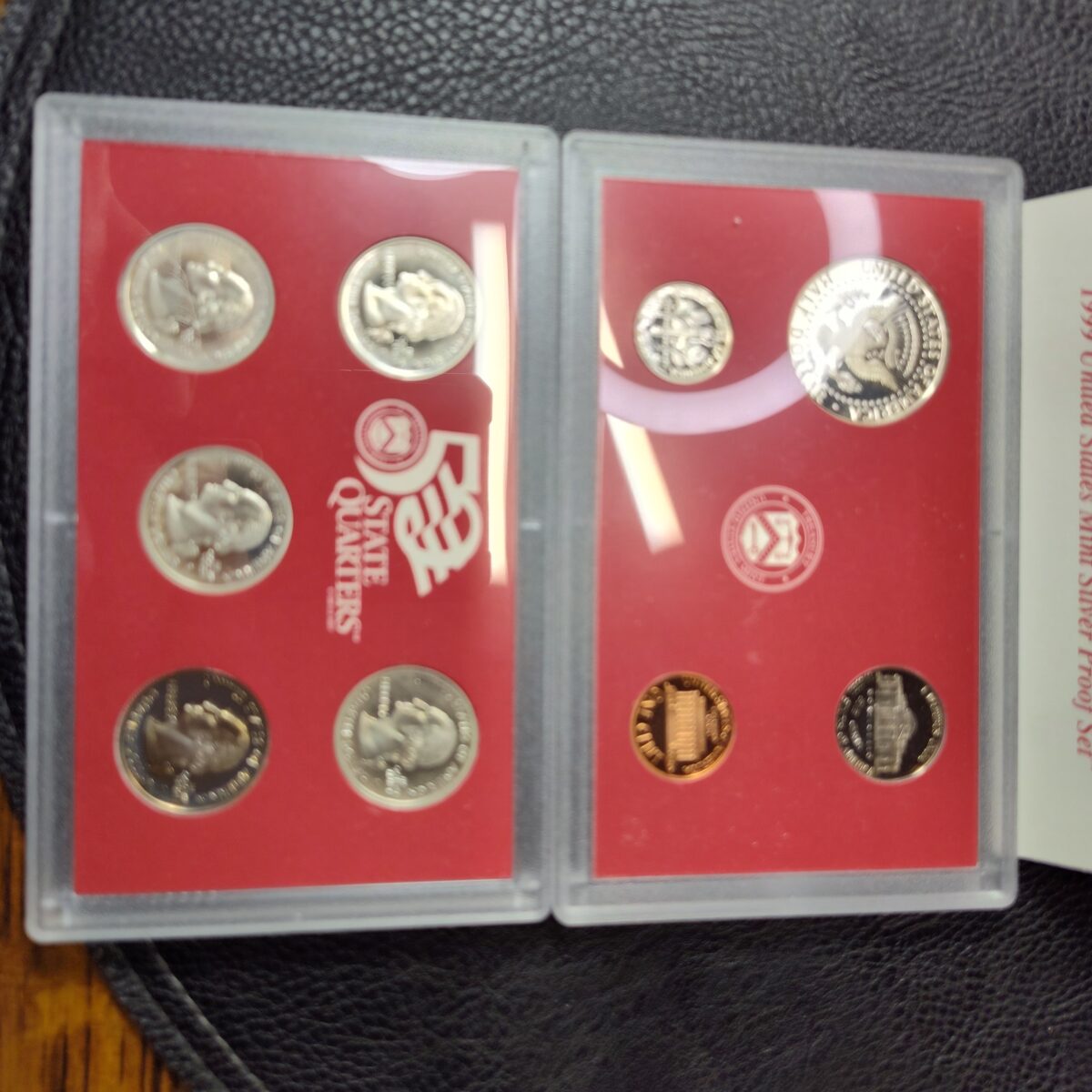 1999 S US Mint Silver Proof Set, 9 Coin Set in Original Packaging – GK ...