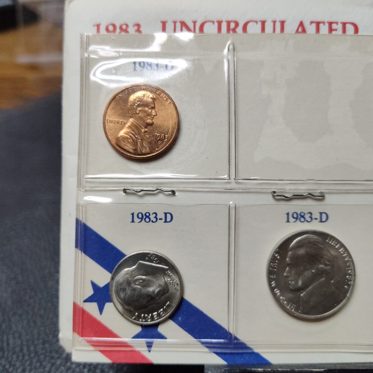 1983 Uncirculated Coin Set, 10 Coins in original packaging – GK Specialties